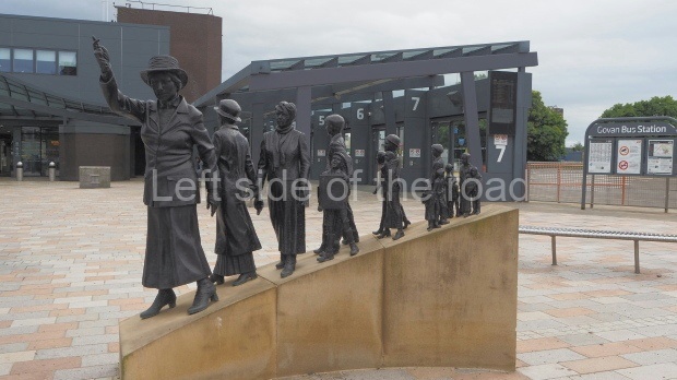Mary Barbour and the 1915 Glasgow Rent Strike - Left side of the ...