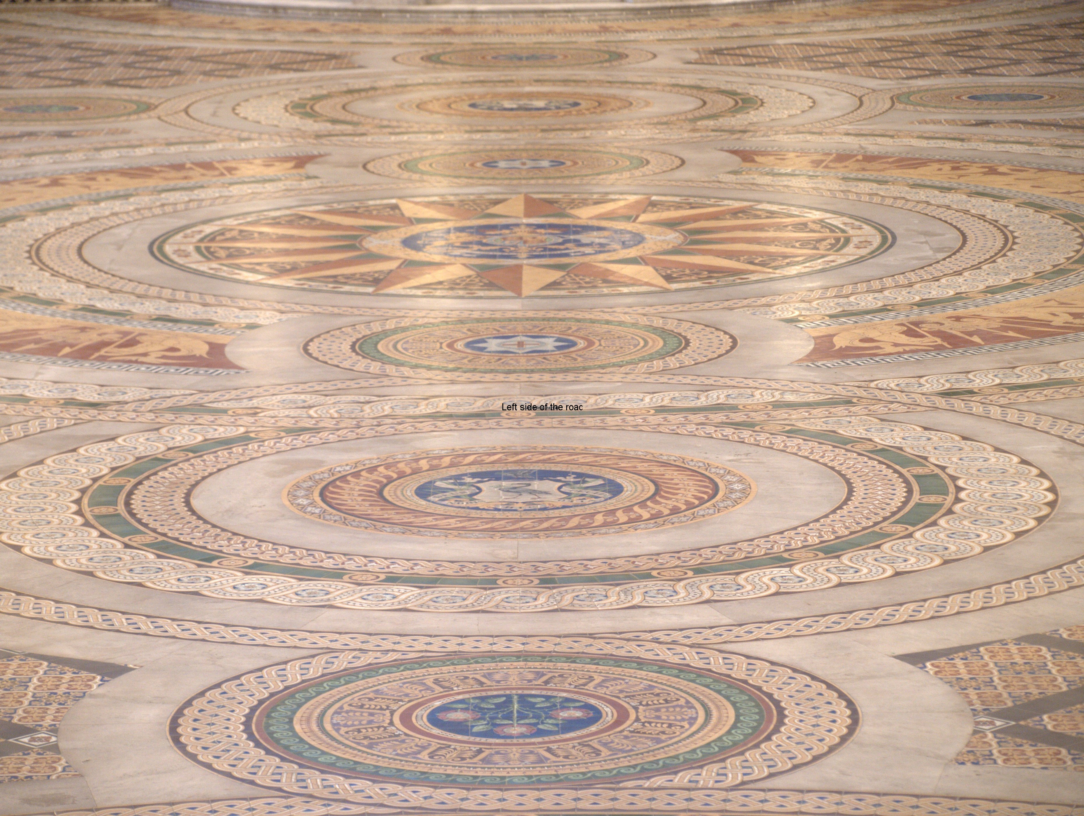 st george's hall - minton-tile-floor-liverpoolLeft side of the road